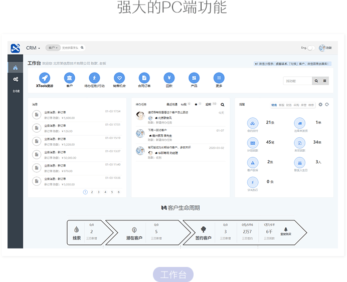 超兔XTools一体云登录：CRM/进销存/轻MES/上下游